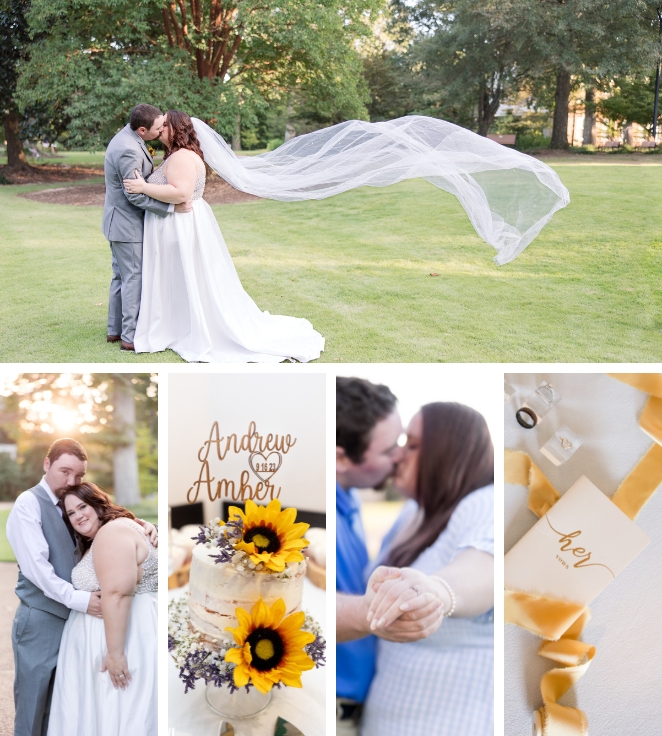 Summer Wedding at Borden Building Fred Fletcher Park North Carolina ...
